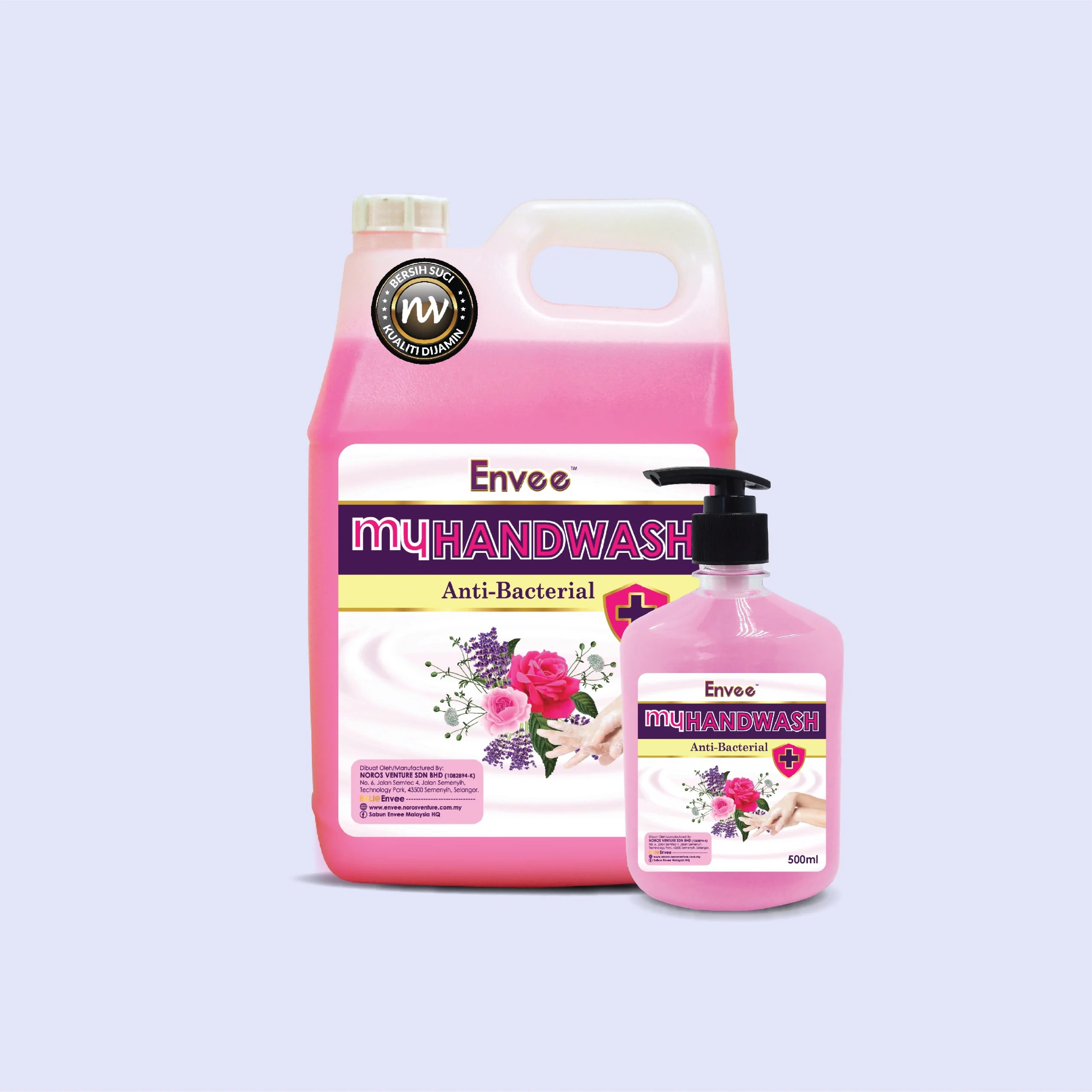 Sabun Pencuci Tangan Antibacterial (Handwash) - ENVEE SARAWAK